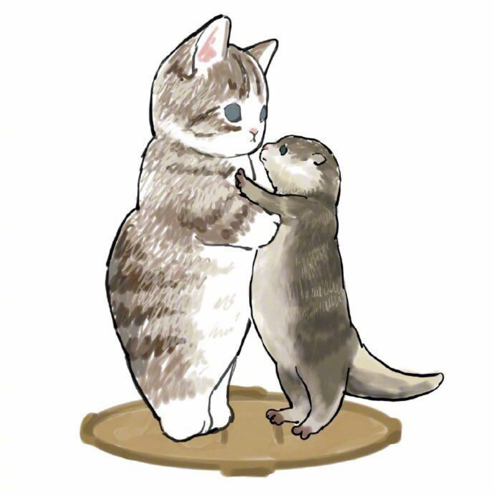 日本插画师 ぢゅの Twitter： mofu_sand … - 堆糖，美图壁纸兴趣社区