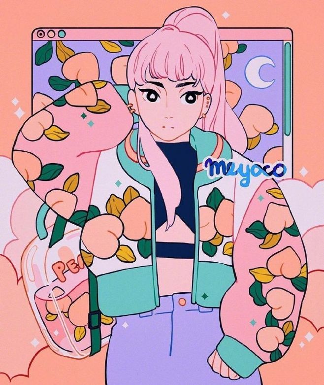 日本插画师Meyoco作品鉴赏